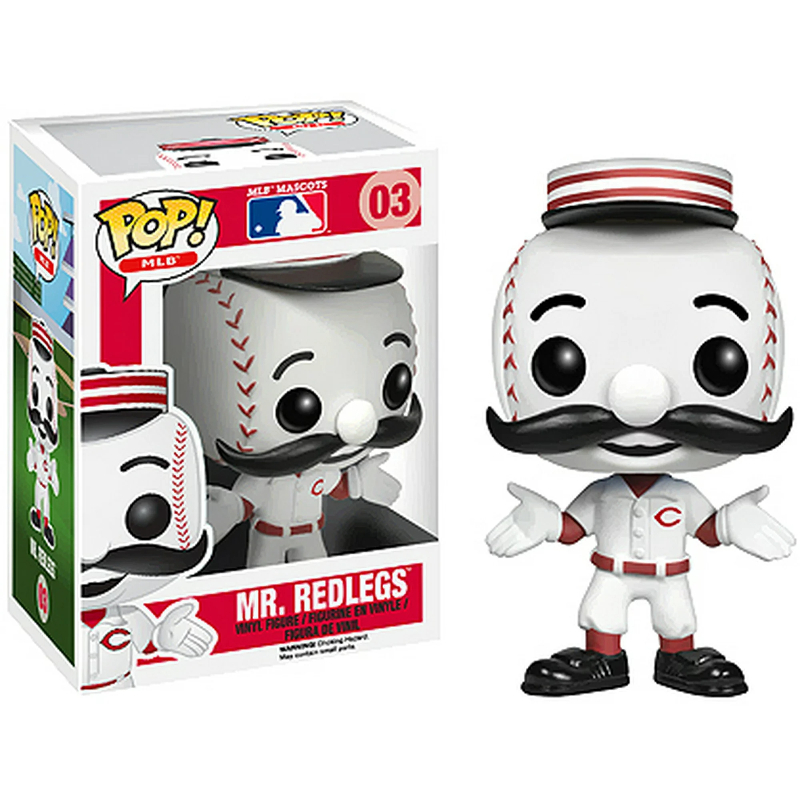Funko Pop! MLB Mascots Reds Mr. Redlegs 03 Original Colecionavel - Moça ...