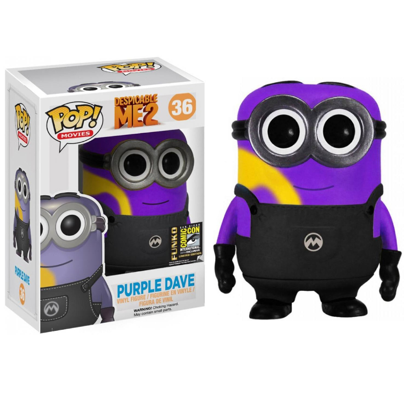 Funko Pop! Filmes Despicable Purple Dave 36 Exclusivo Original - Moça ...