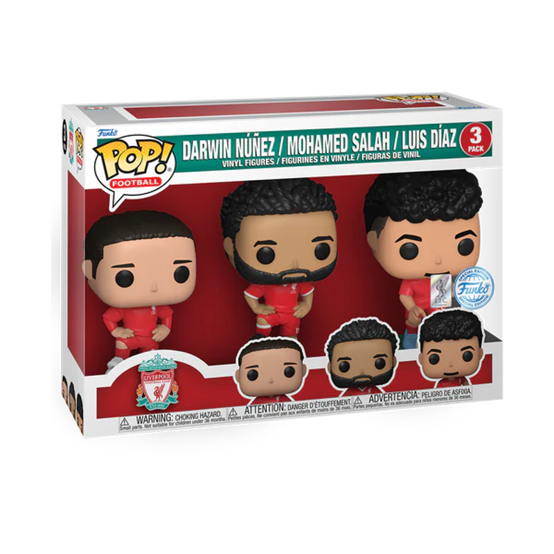 Funko Pop! Football Futebol Liverpool Club 3 Pack Exclusivo Original ...