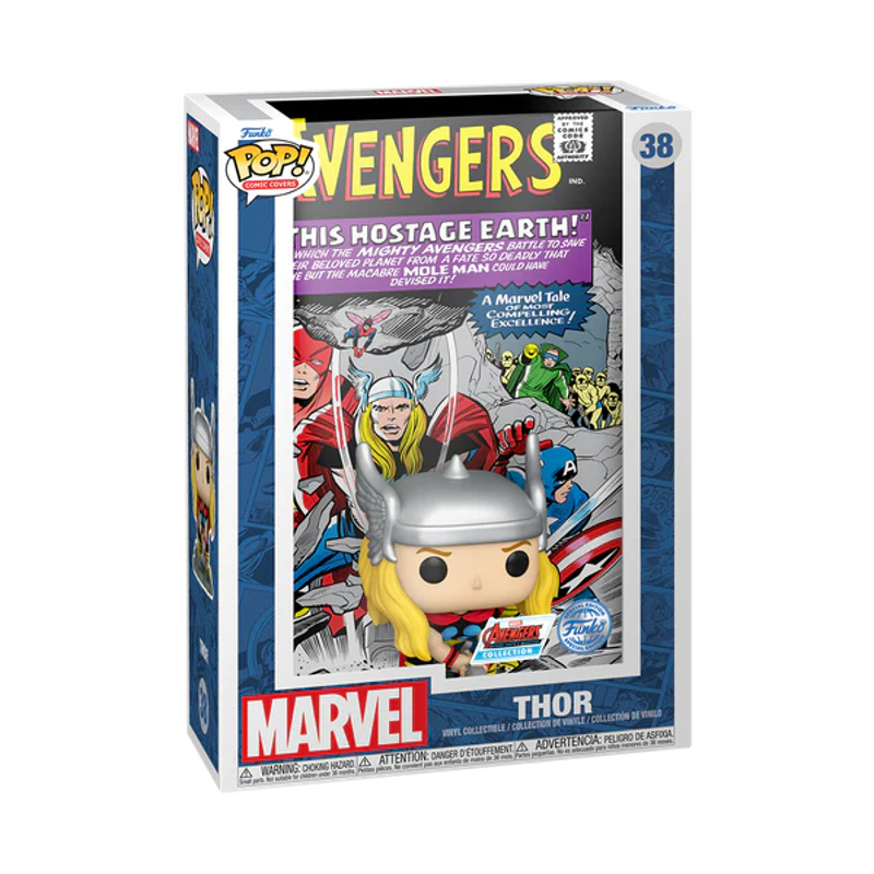 Funko Pop! Album Comic Covers Marvel Avengers Thor 38 Exclusivo - Moça ...
