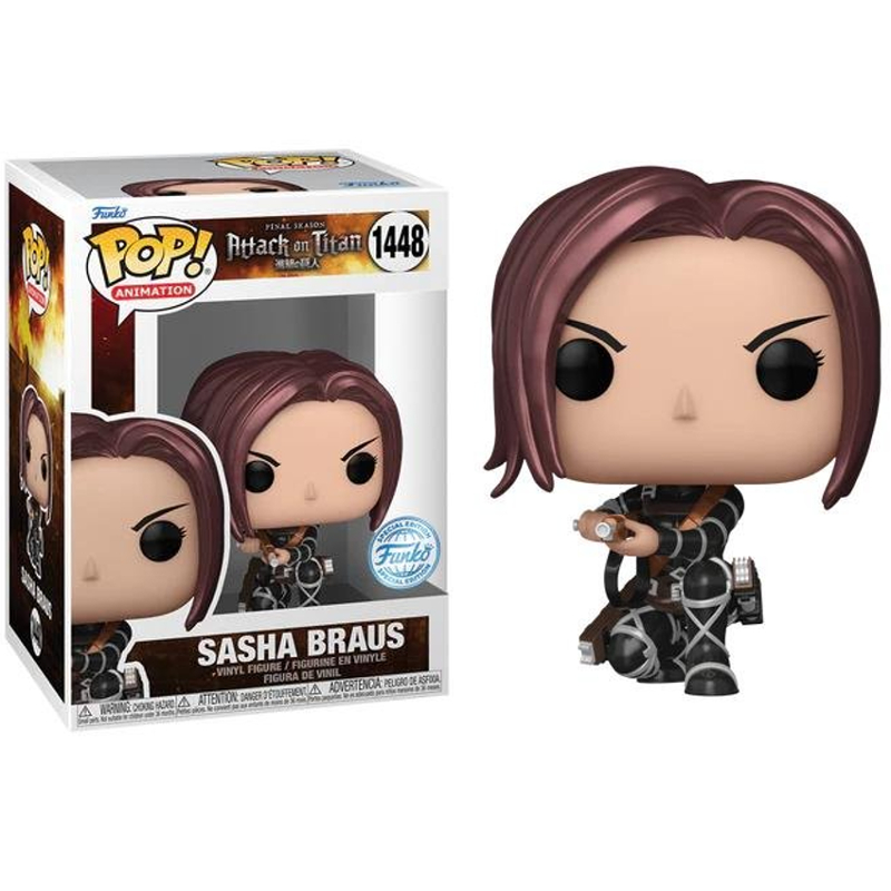 Funko Pop! Animation Attack On Titan Sasha Braus 1448 Exclusivo - Moça ...