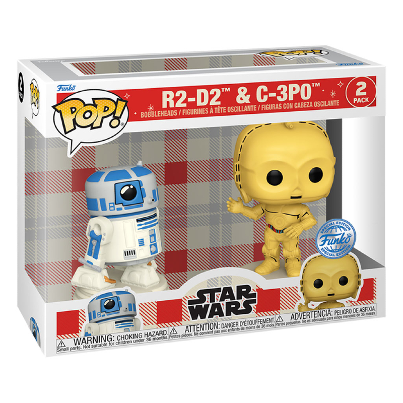 Funko Pop! Star Wars R2-D2 & C-3PO 2 Pack Exclusivo Original - Moça do ...