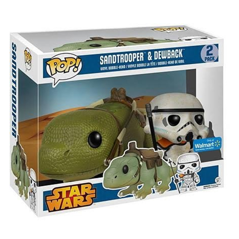 Funko Pop! Star Wars Sandtrooper & Dewback 2 Pack Exclusivo Original ...