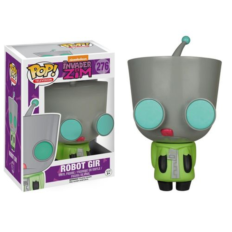 Funko Pop! Television Invader Zim Robot Gir 276 Original Colecionavel ...