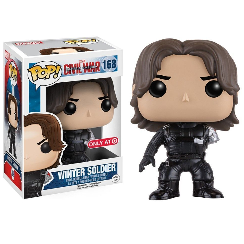 Funko Pop! Marvel Civil War Winter Soldier 168 Exclusivo Original ...