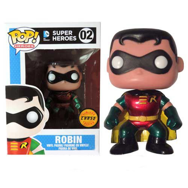 Funko Pop! Heroes DC Comics Batman Robin 02 Exclusivo Chase - Moça do ...