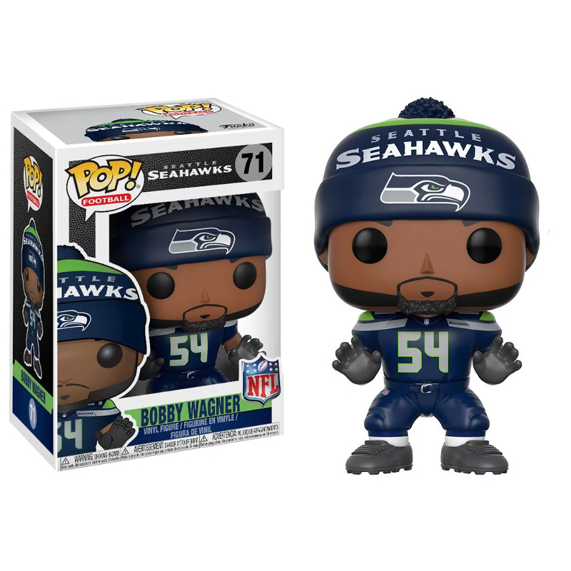 Funko Pop! Football Seahawks Bobby Wagner 71 Original - Moça do Pop ...