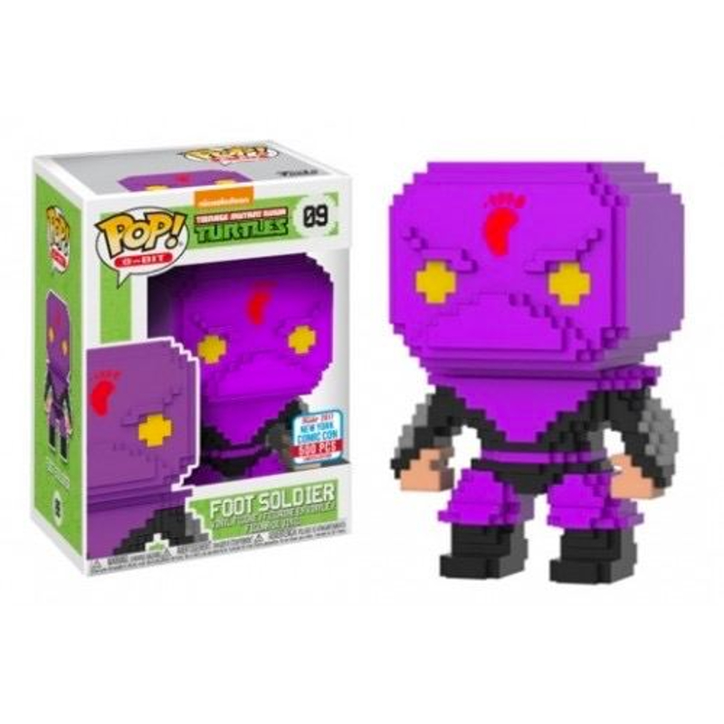 Funko Pop! 8-BIT Turtles Foot Soldier 09 Exclsivo Original - Moça do ...
