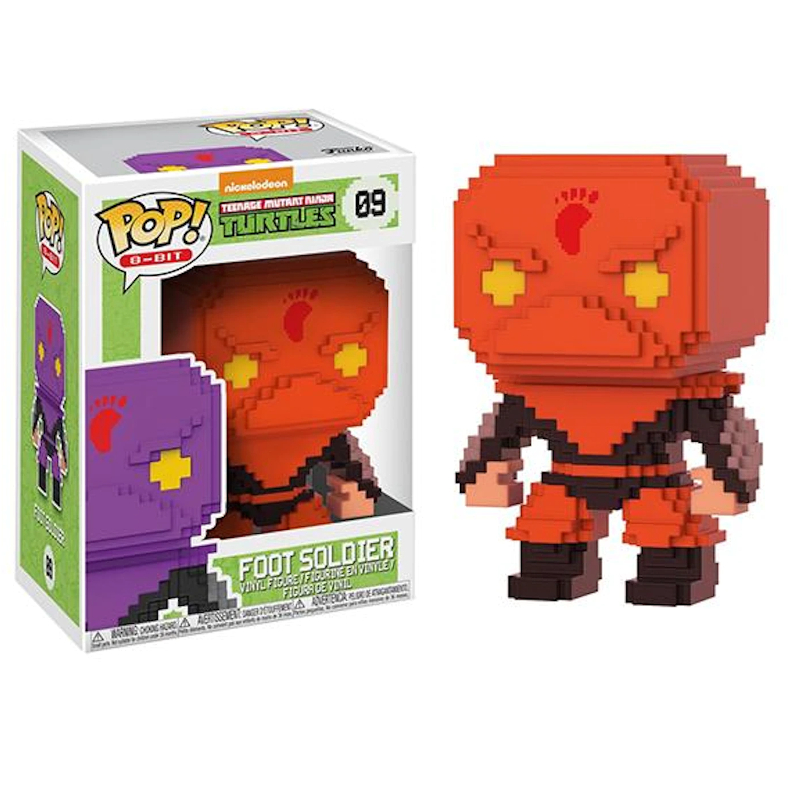 Funko Pop! 8-BIT Turtles Foot Soldier 09 Exclsivo Original - Moça do ...
