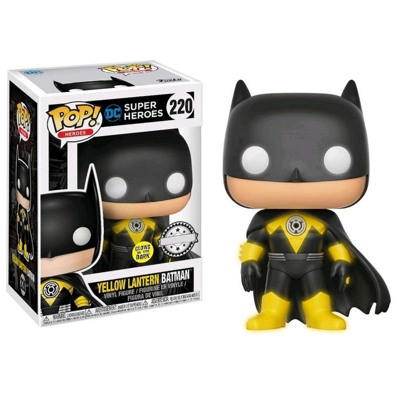 Funko Pop! Heroes Yellow Lantern Batman 220 Exclusivo Glow Original ...