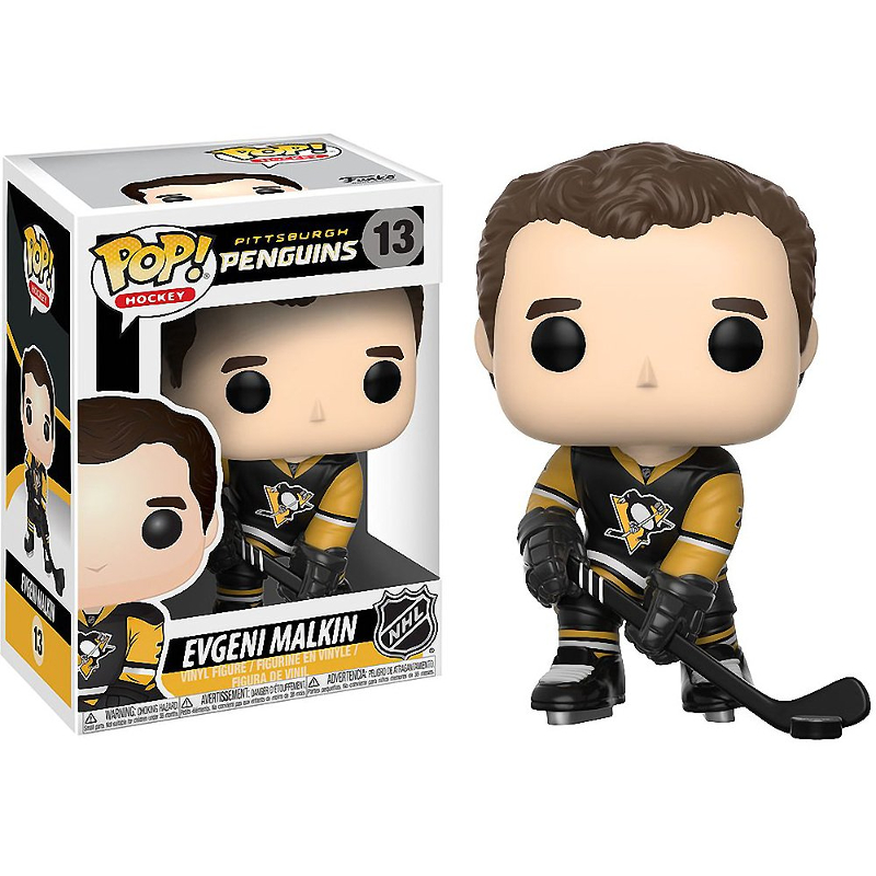 Funko Pop! Hockey Penguins Evgeni Malkin 13 Original - Moça do Pop ...