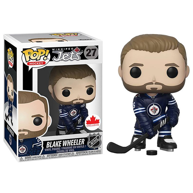 Funko Pop! Hockey Jets Black Wheeler 27 Exclusivo Original - Moça do ...