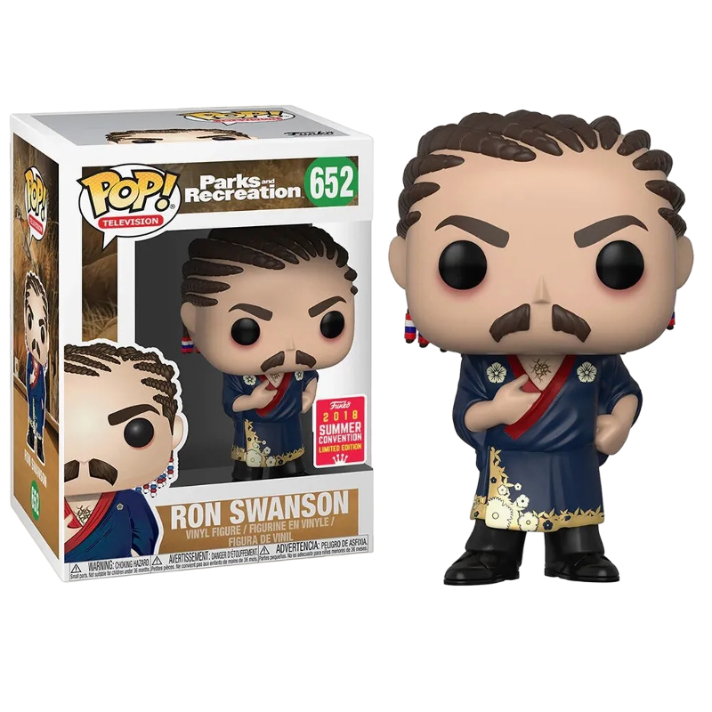 Funko Pop! Television Parks And Recreation Ron Swanson 652 Exclusivo ...