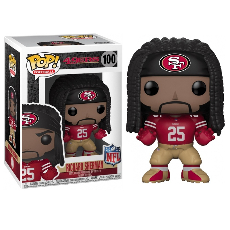 Funko Pop! Football 49 ERS Richard Sherman 100 NFL Original - Moça do ...