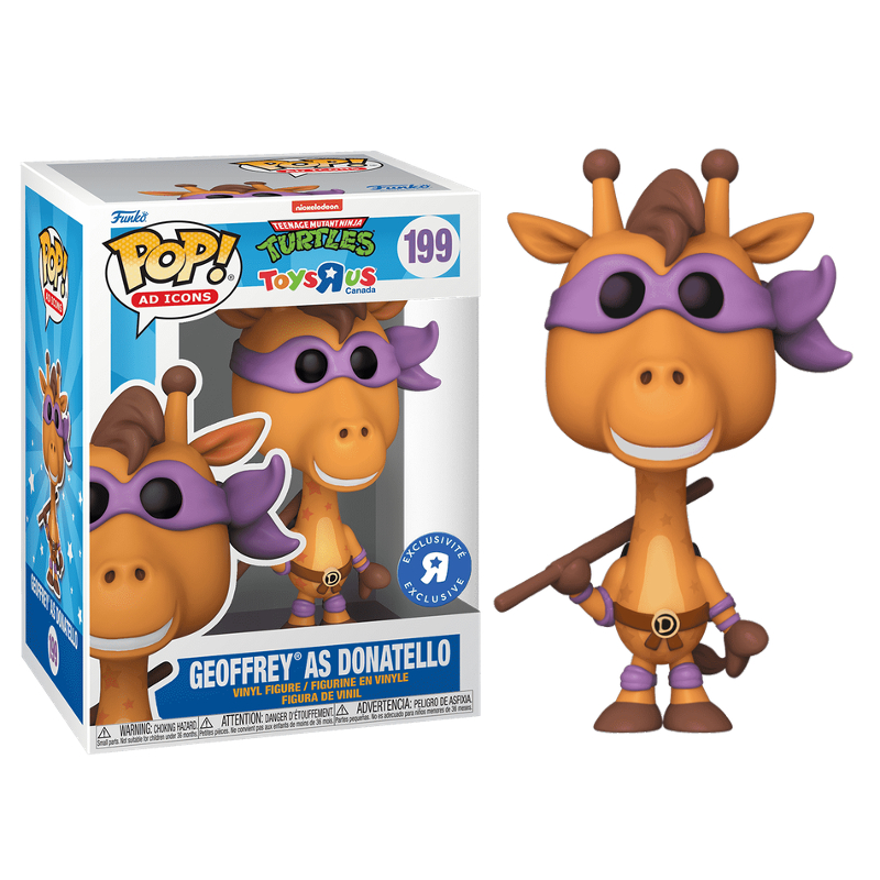 Funko Pop! Turtles Toys Rus Geoffrey As Donatello 199 Exclusivo - Moça ...