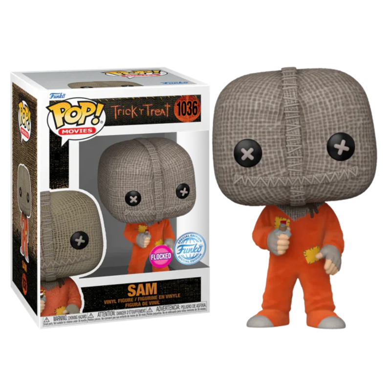 Funko Pop! Filmes Trickr Treat Sam 1036 Exclusivo Flocked Original ...
