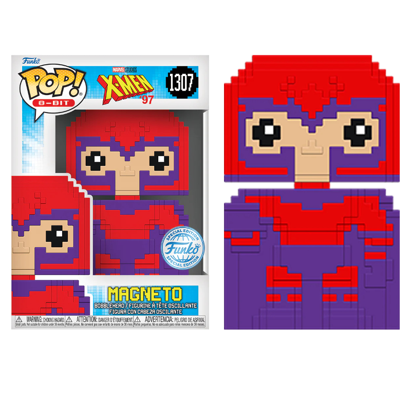 Funko Pop! 8-Bit X-Men Marvel Magneto 1307 Exclusivo Original - Moça do ...
