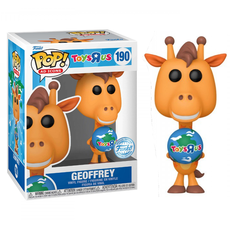 Funko Pop Ad Icons ToysRus Geoffrey 190 Exclusivo Original Moca do Pop Funko Pop e aqui