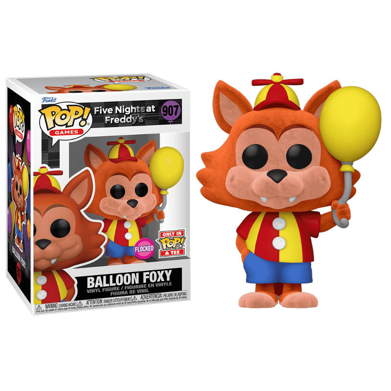 Funko Pop! Five Nights At Freddy's Balloon Foxy 907 Exclusivo Flocked ...