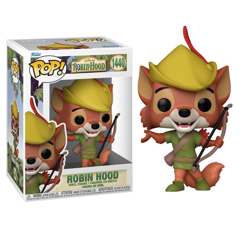 Funko Pop! Disney Robin Hood 1440 Original Colecionavel - Moça do Pop ...