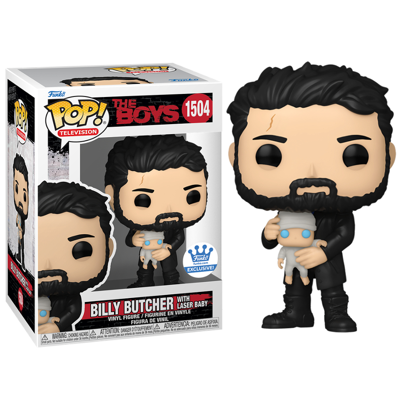 Funko Pop! The Boys Billy Butcher with Laser Baby 1504 Exclusivo - Moça ...