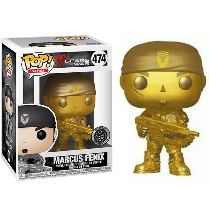 Funko Pop! Games Gears Of War Marcus Fenix 474 Exclusivo Original ...