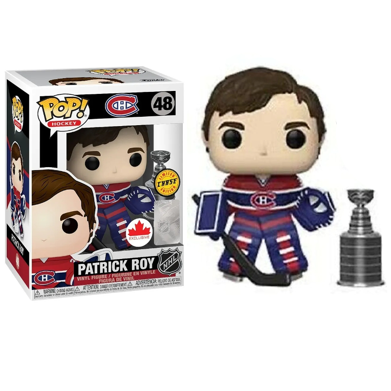 Funko Pop! Hockey Patrick Roy 48 Exclusivo Chase Original - Moça do Pop ...