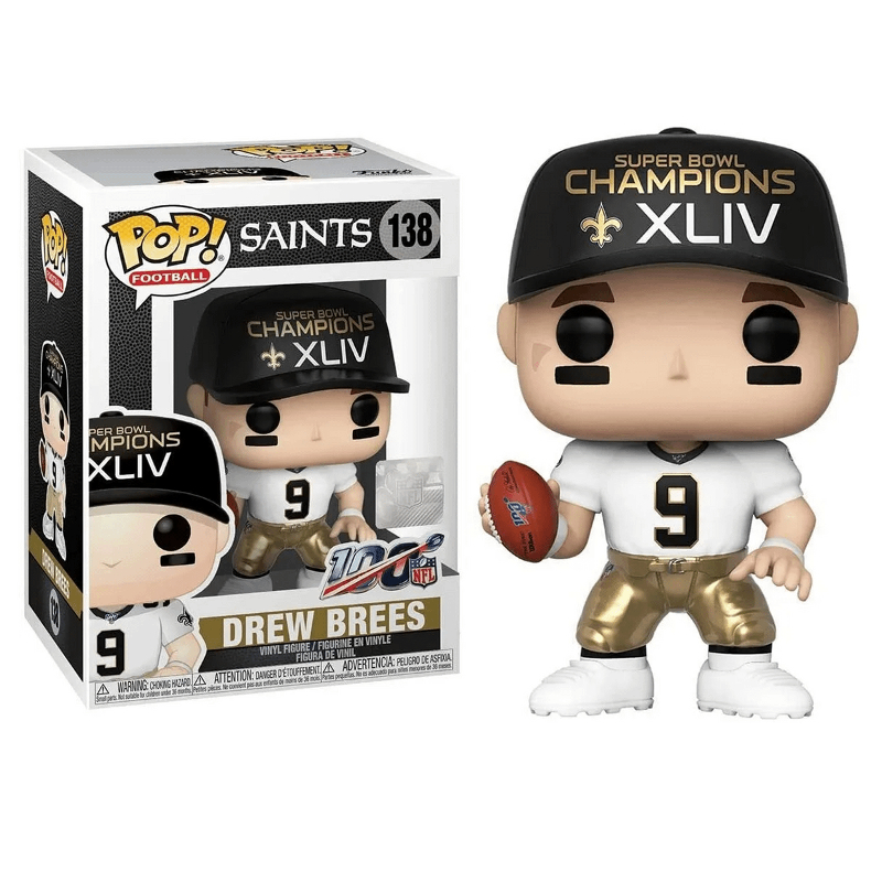 Funko Pop! Football Saints Drew Brees 138 Exclusivo NFL Original - Moça ...