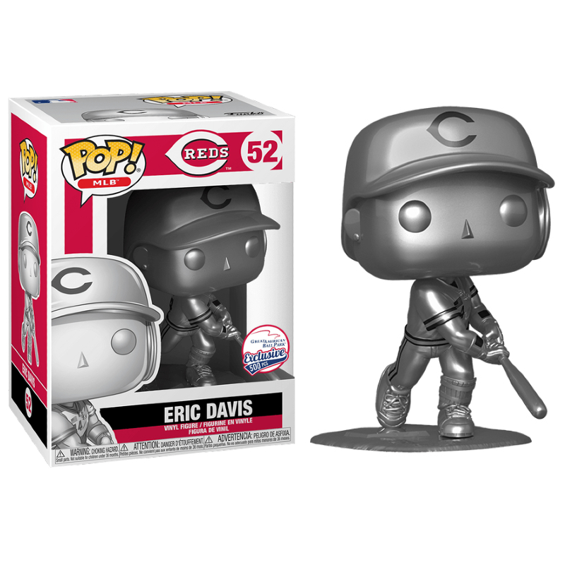 Funko Pop! MLB Reds Eric Davis 52 Exclusivo Original - Moça do Pop ...