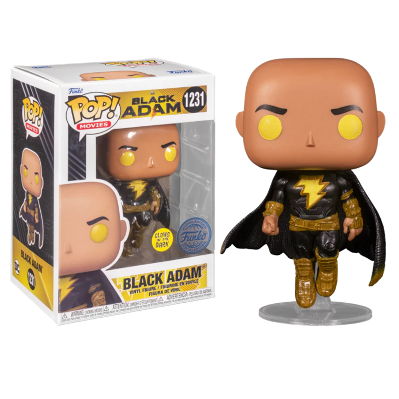 Funko Pop! Filme Adão Negro Black Adam 1231 Exclusivo Glow Original ...