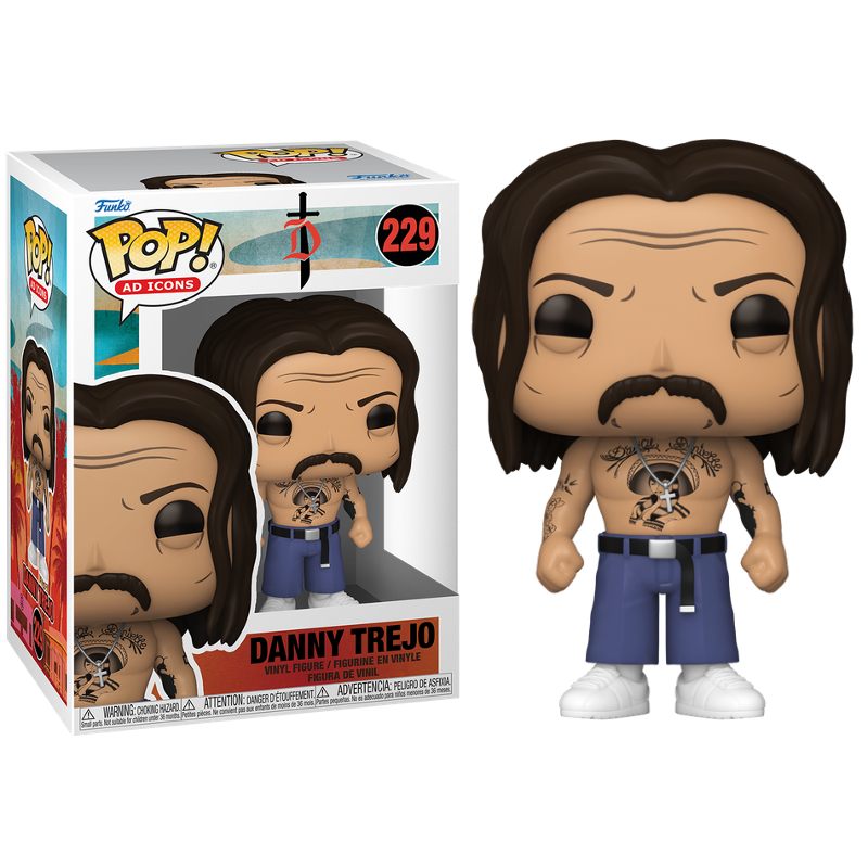 Funko Pop! Ad Icons Danny Trejo 229 Original Colecionavel - Moça do Pop ...
