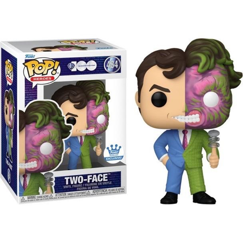 Funko Pop! Heroes WB Two-Face 484 Exclusivo Original - Moça do Pop ...