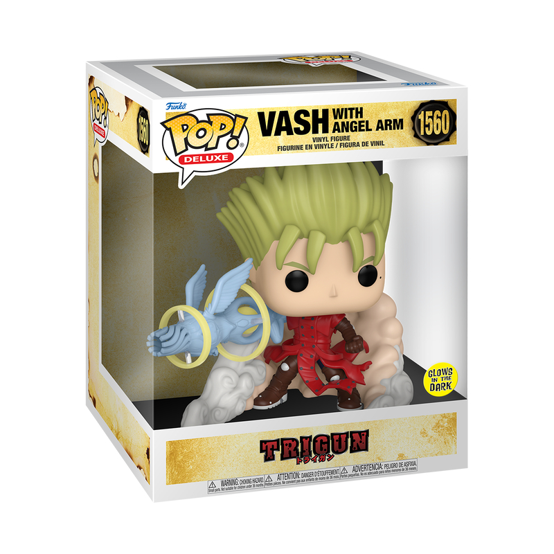 Funko Pop! Animation Trigun Vash with Angel Arm 1560 Glow Original ...