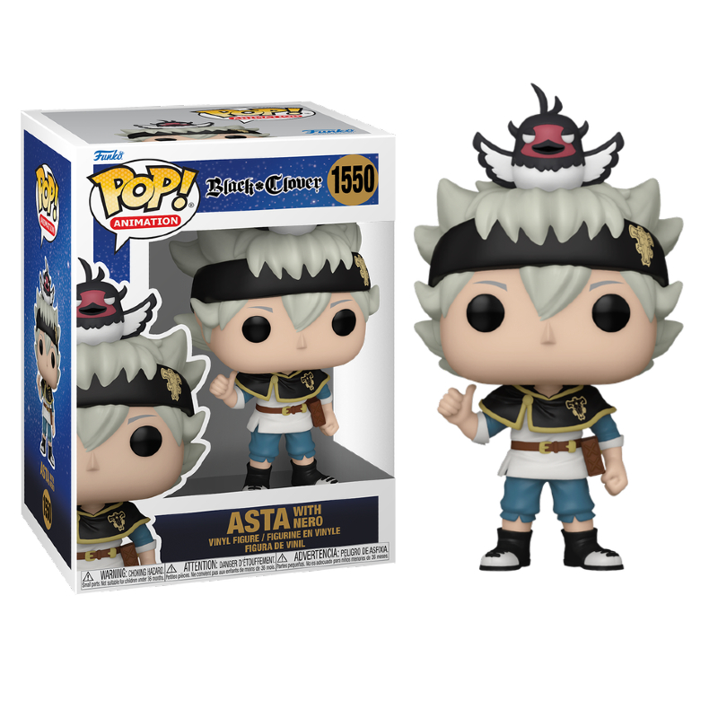 Funko Pop! Animation Black Clover Asta with Nero 1550 Original - Moça ...