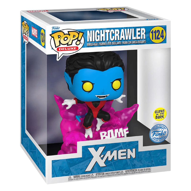 Funko Pop! Deluxe Marvel X-Men Nightcrawler 1124 Exclusivo Glow - Moça ...