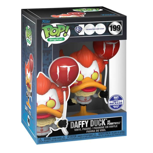 Funko Pop! Digital NFT WB Daffy The Duck As Pennywise 199 Exclusivo ...