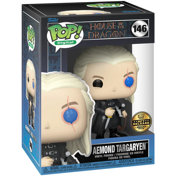 Funko Pop! Digital NFT Television Aemond Targaryen 146 Exclusivo - Moça ...