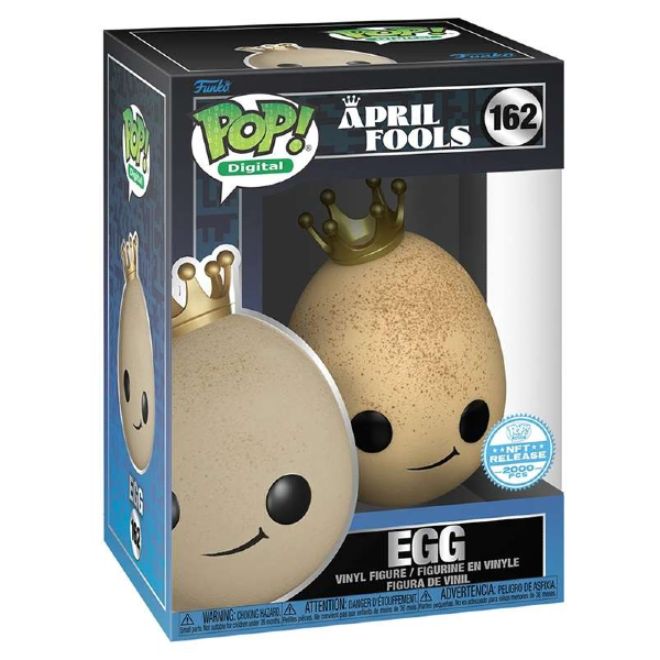 Funko Pop! Digital NFT April Fools Egg 162 Exclusivo Original - Moça do ...