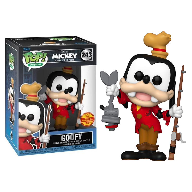 Funko Pop! Digital NFT Disney Mickey Mouse Pateta Goofy 243 Exclusivo ...