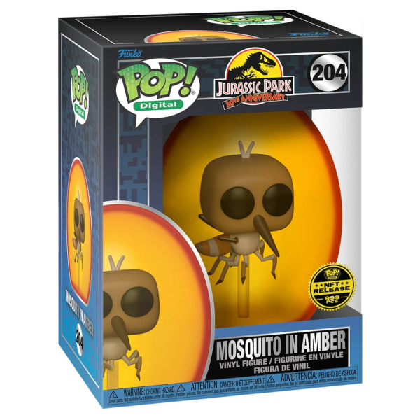Funko Pop! Digital NFT Jurassic Park Mosquito In Amber 204 Exclusivo ...