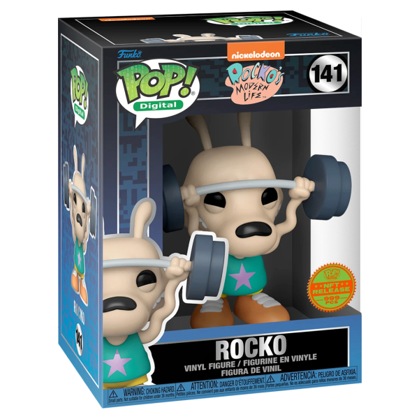 Funko Pop! Digital NFT Animation Rocko 141 Exclusivo Original - Moça do ...