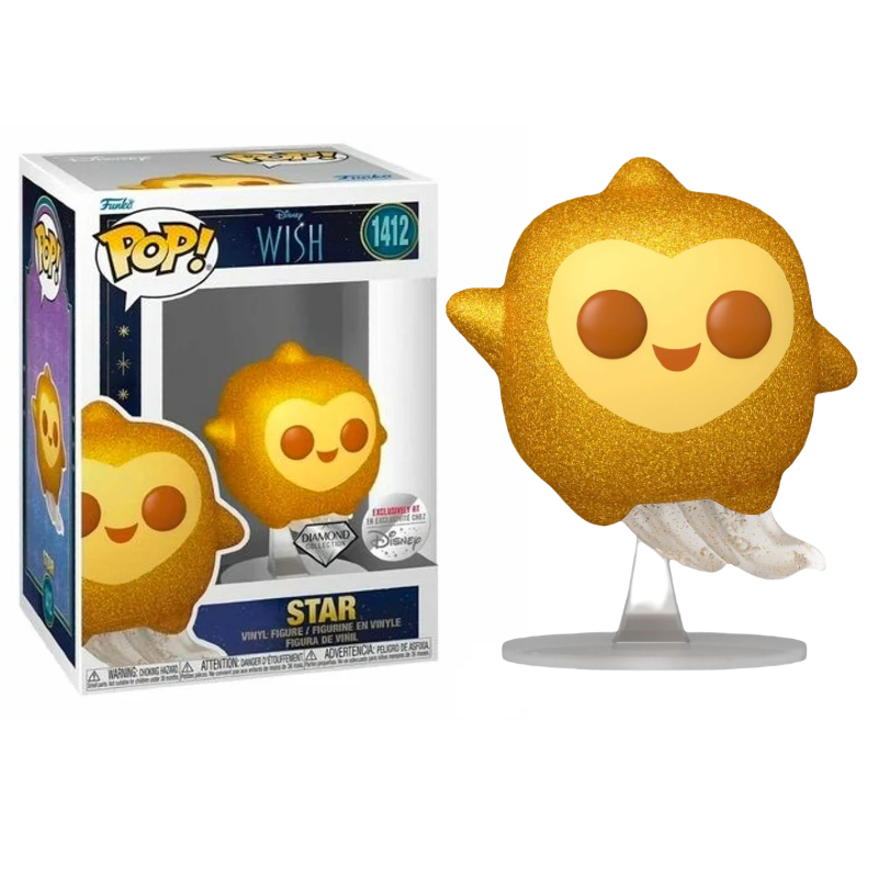 Funko Pop! Disney Filme Wish Star 1412 Exclusivo Diamond Original ...
