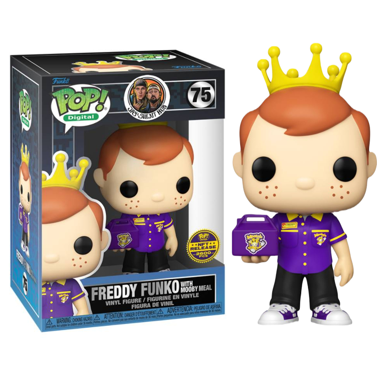 Funko Pop! Digital NFT Freddy Funko With Mooby Meal 75 Exclusivo - Moça ...