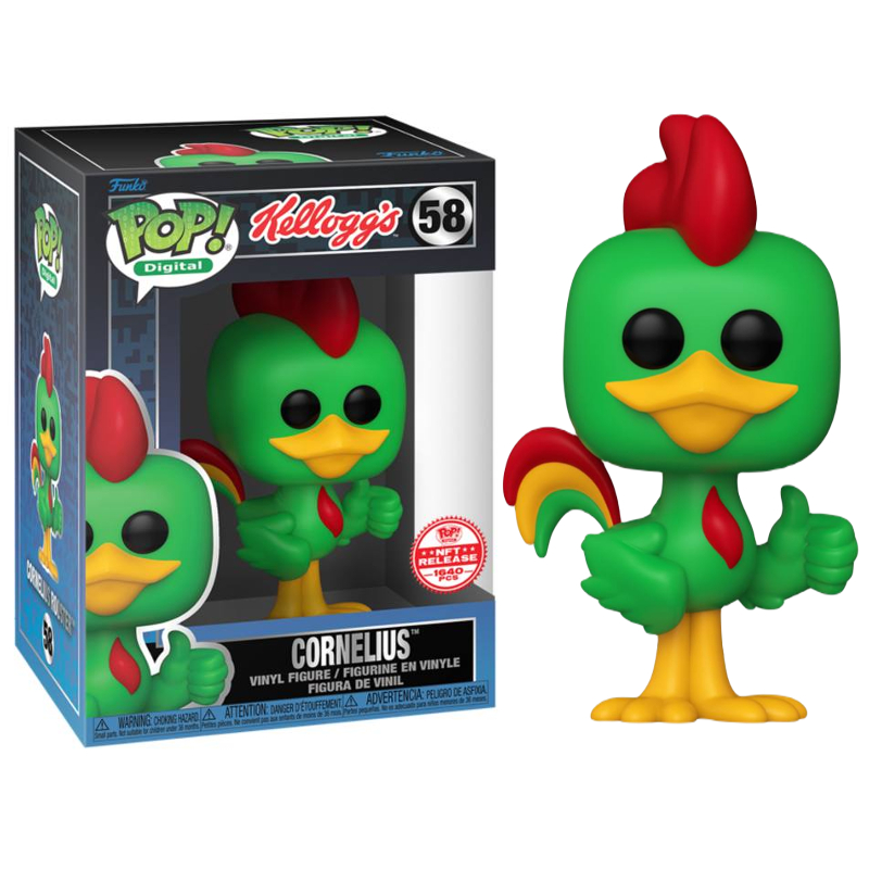 Funko Pop! Digital NFT Kelloggs Cornelius 58 Exclusivo Original - Moça ...