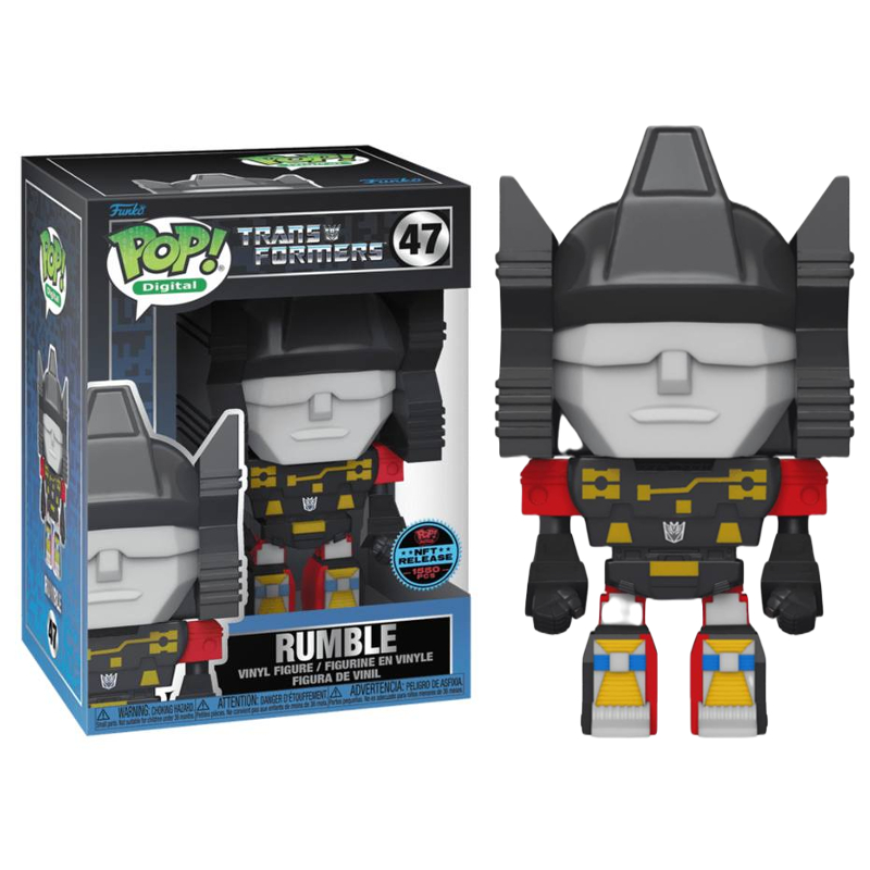 Funko Pop! Digital NFT Transformers Rumble 47 Exclusivo Original - Moça ...