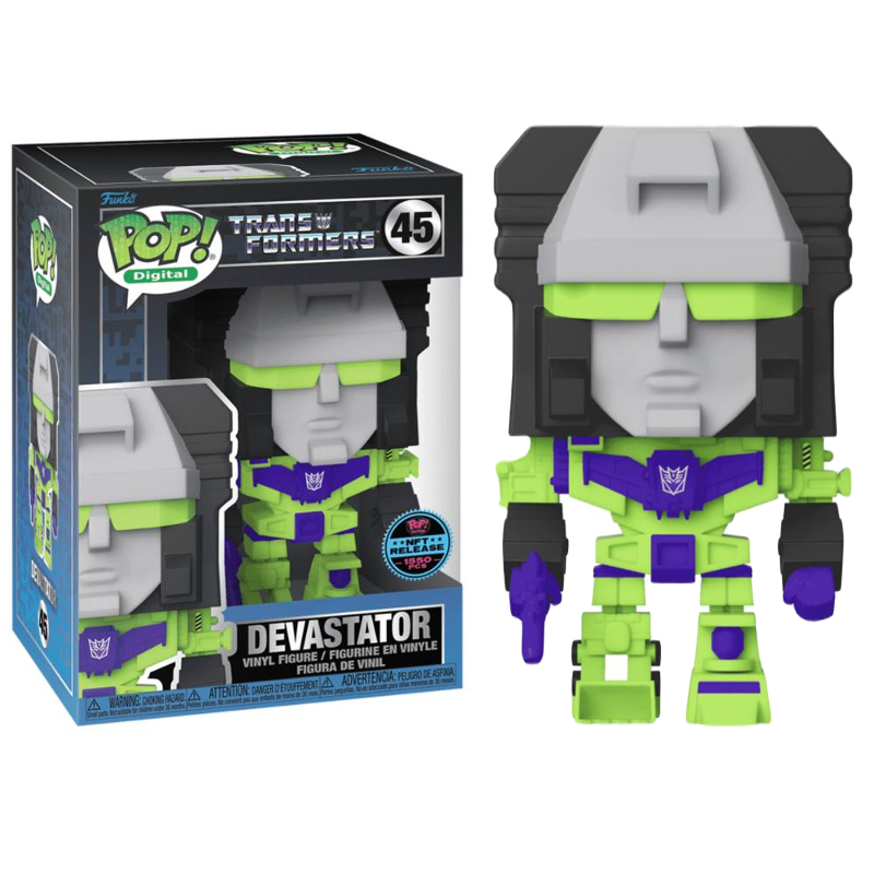 Funko Pop! Digital NFT Transformers Devastator 45 Exclusivo Original ...