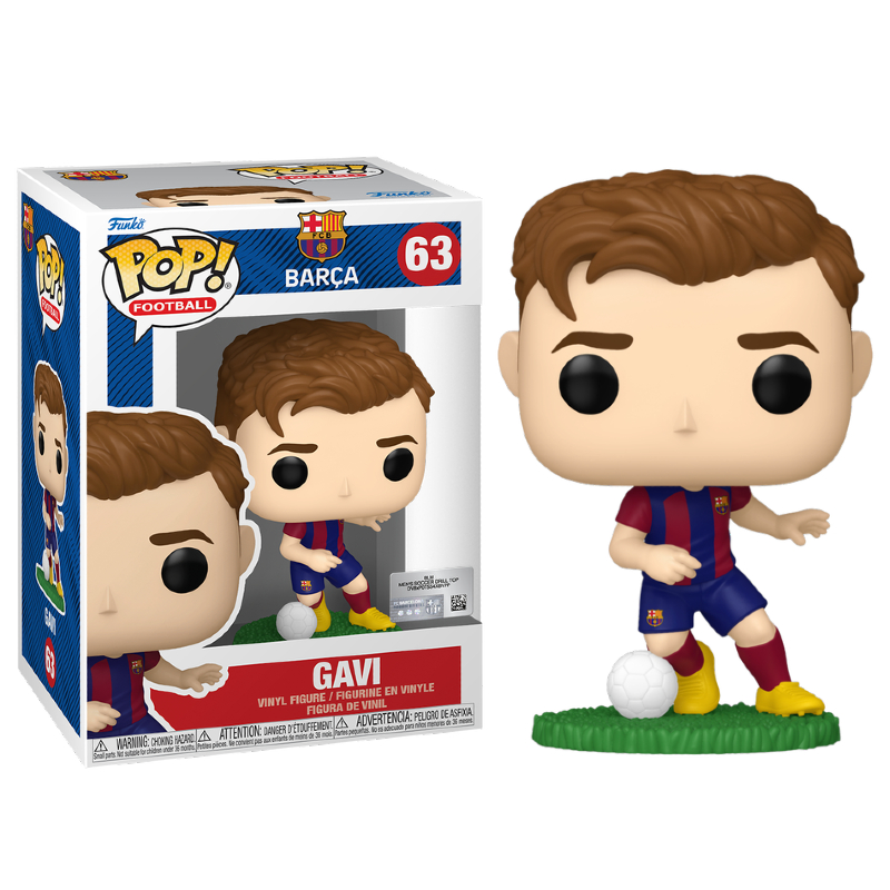 Funko Pop! Football Barça Futebol Barcelona Gavi 63 Original - Moça do ...