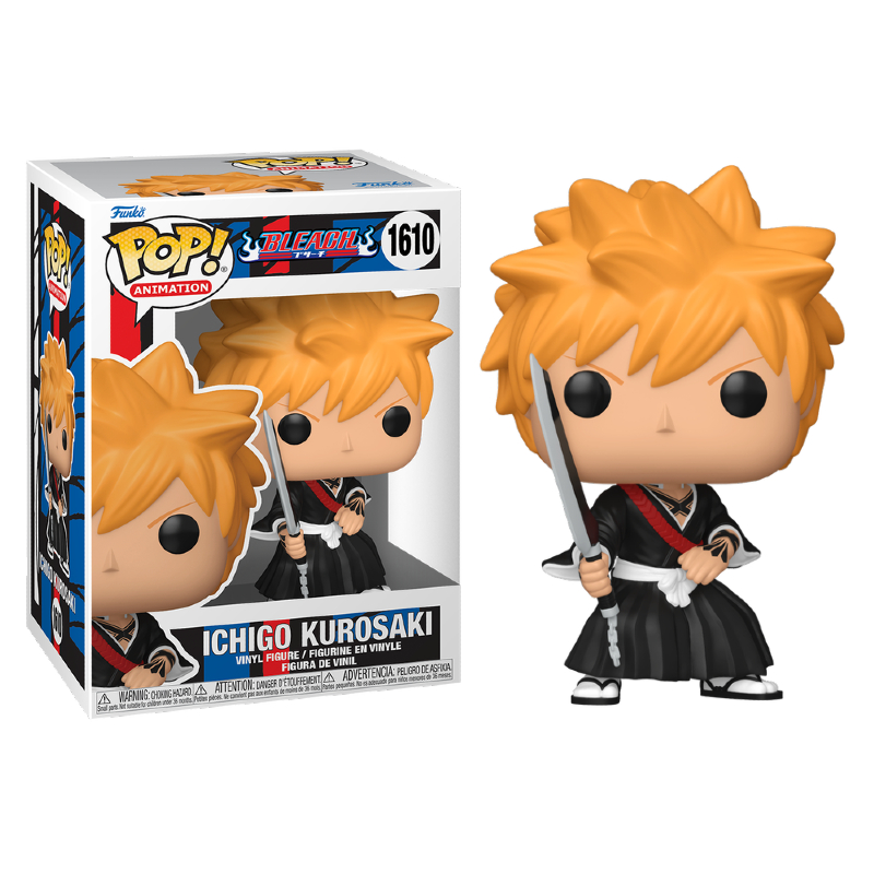Funko Pop! Animation Bleach Ichigo Kurosaki 1610 Original - Moça do Pop ...