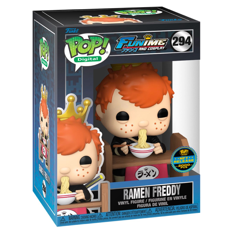 Funko Pop! Digital NFT Funime Ramen Freddy 294 Exclusivo Original ...