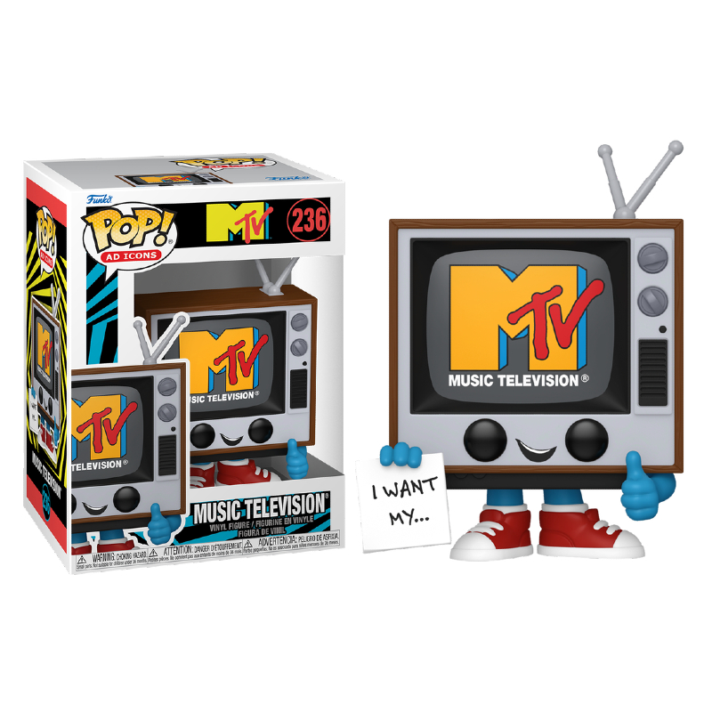 Funko Pop! Ad Icons MTV Music Television 236 Original Colecionavel ...